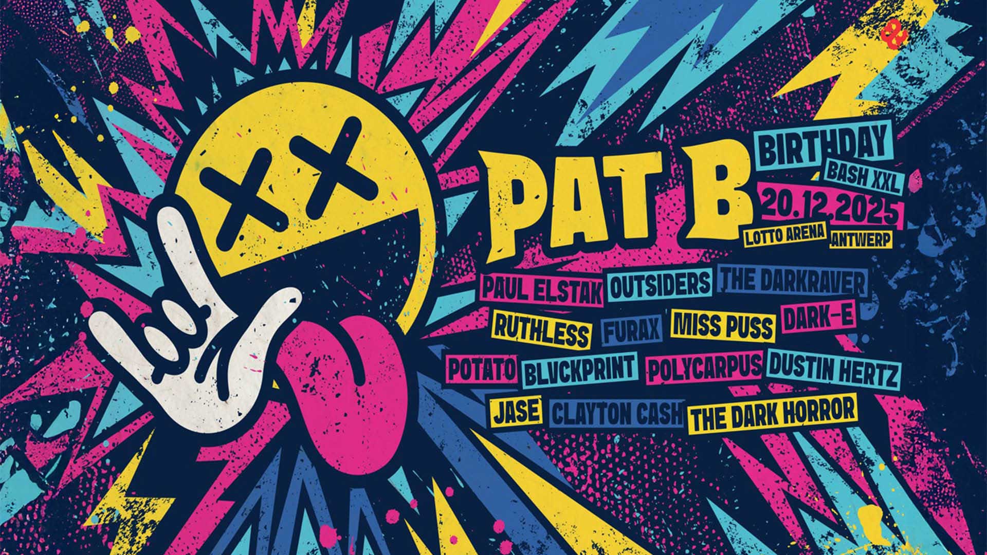 Pat B Birthday Bash XXL 2025 | Tickets | Lotto Arena